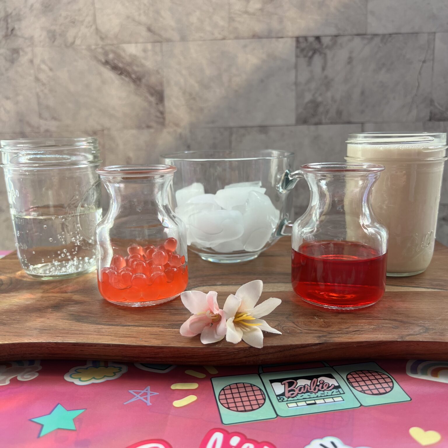 Bebida rosa de Barbie - Cocina con encanto